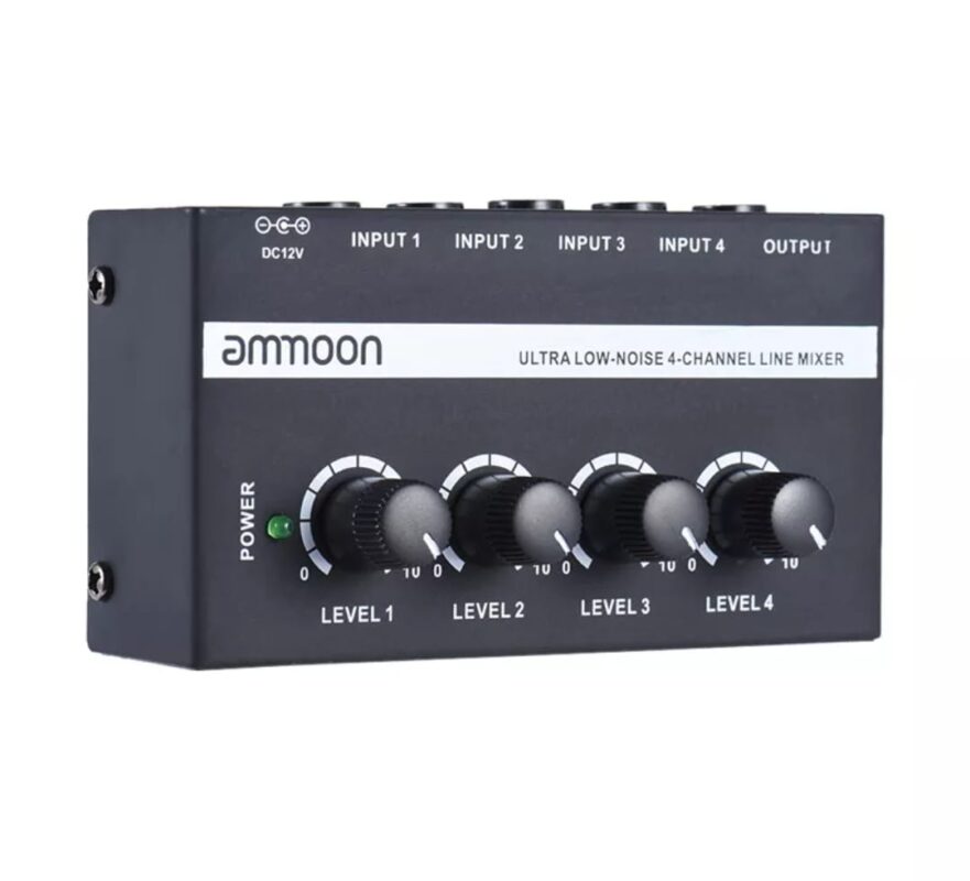 MIXER AMMOON DE 4 CANALES – Global Music Sas