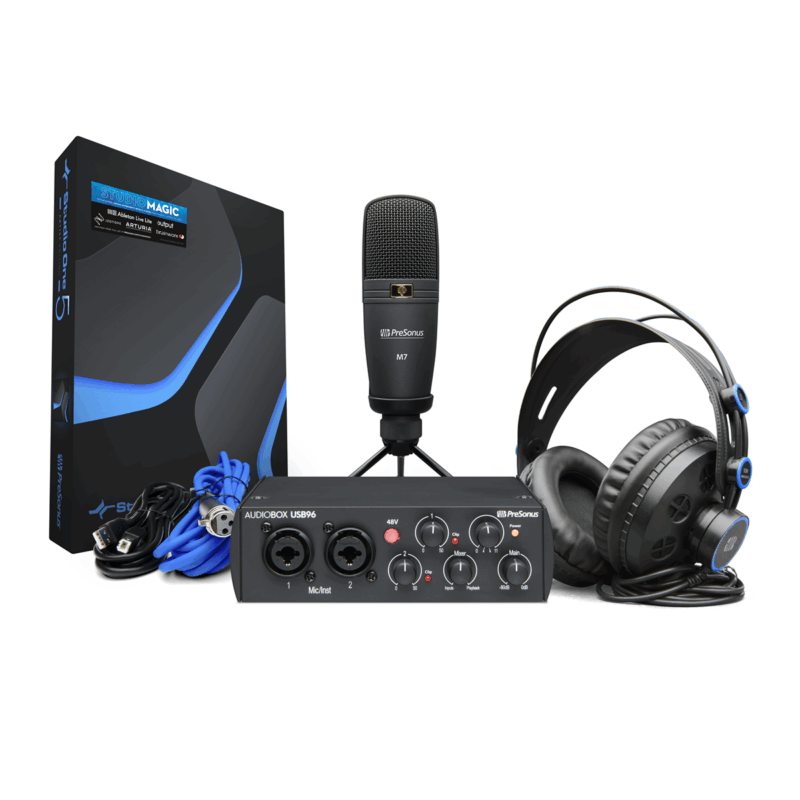 KIT PARA GRABACION PRESONUS AUDIOBOX96 STUDIO 25 – Global Music Sas